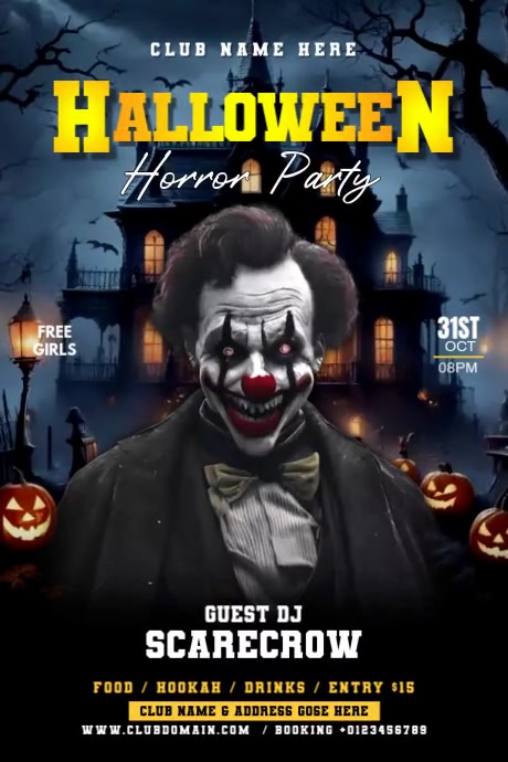 HALLOWEEN Template | PosterMyWall