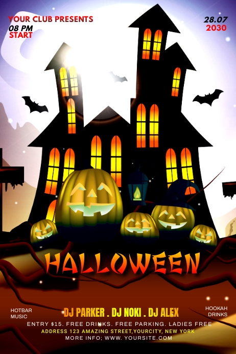HALLOWEEN Template | PosterMyWall