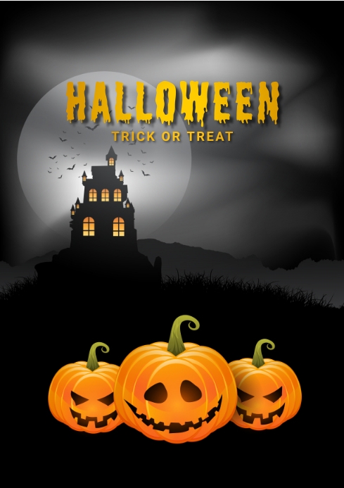 Plantilla de halloween | PosterMyWall