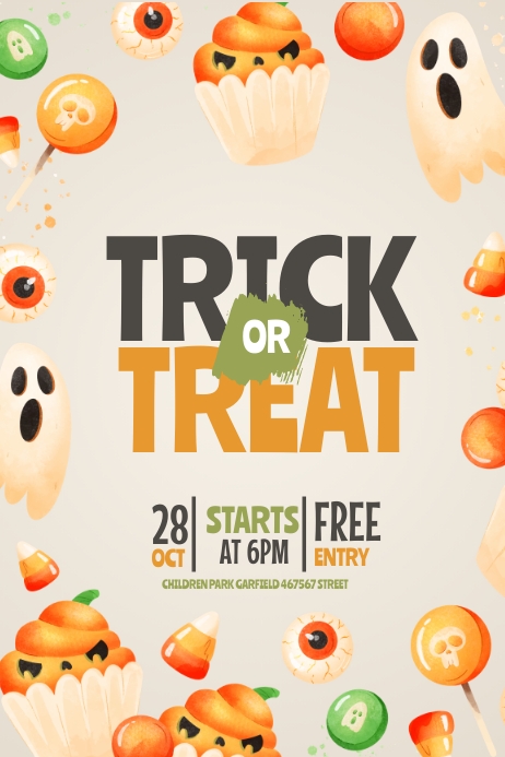 Halloween Template | PosterMyWall