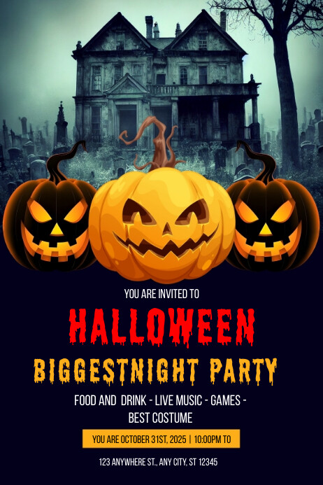 Halloween Template | PosterMyWall