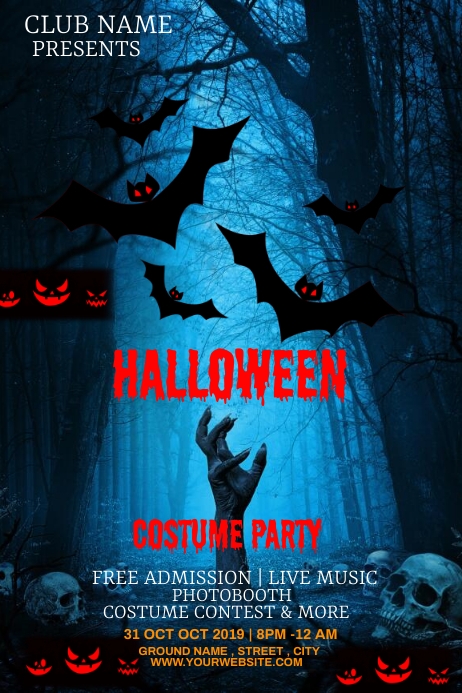 Halloween Template | PosterMyWall