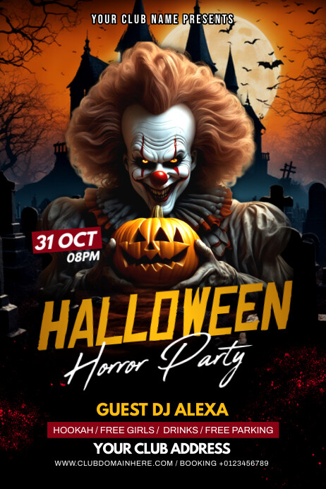 HALLOWEEN Template | PosterMyWall