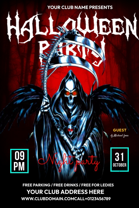 HALLOWEEN Template | PosterMyWall