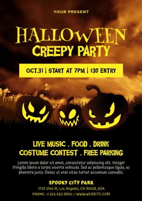 halloween Template | PosterMyWall