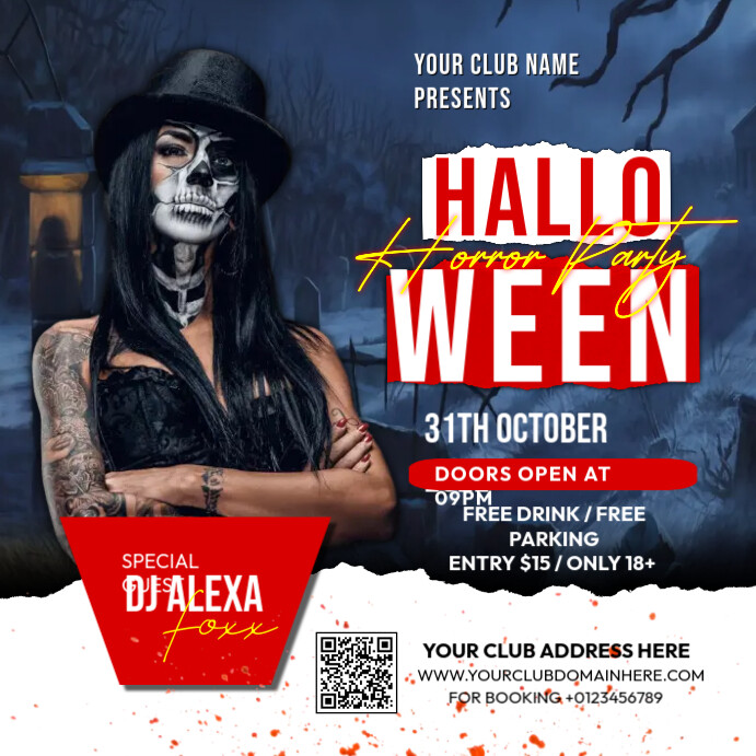 HALLOWEEN Template | PosterMyWall