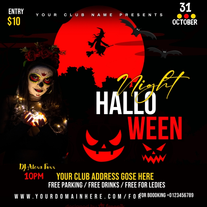 HALLOWEEN Template | PosterMyWall