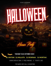 Halloween Ghost Tour Flyer Template | PosterMyWall