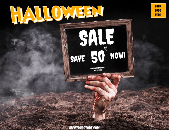 HALLOWEEN STORE SALE Template | PosterMyWall