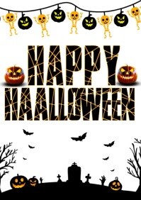 Halloween A4 Template | PosterMyWall