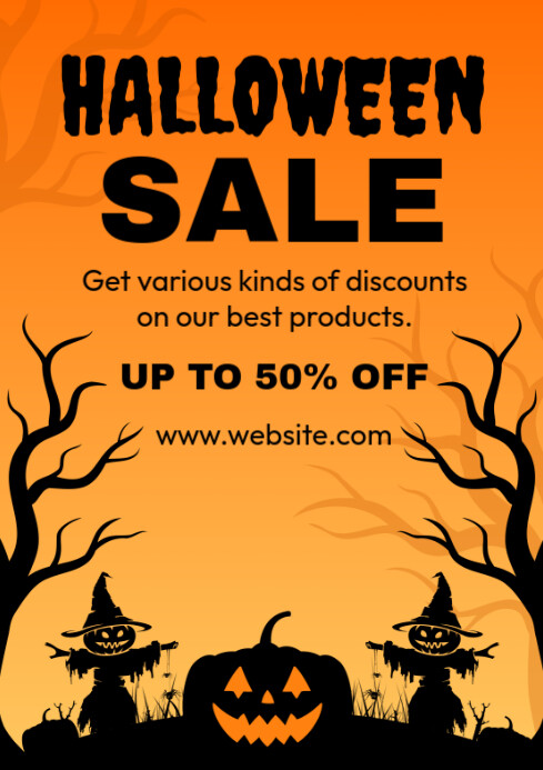 Halloween Discount Template | PosterMyWall