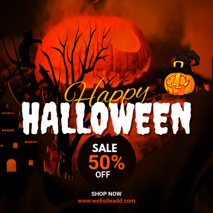 Halloween Discount Template | PosterMyWall