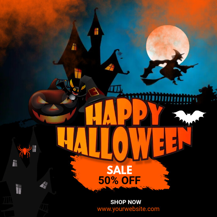 Halloween Discount Template | PosterMyWall