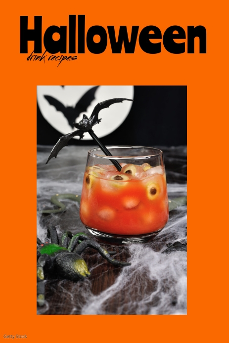 Halloween Drink Recipe Template Ads | PosterMyWall