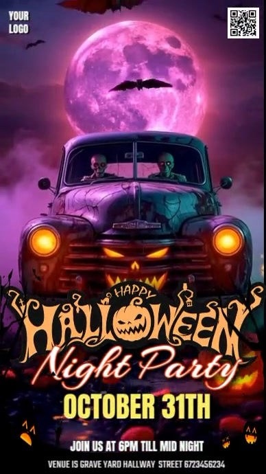 Halloween Event 31 October Template | PosterMyWall