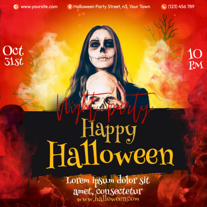 Halloween Event Template | PosterMyWall