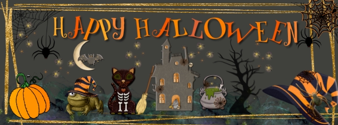 Halloween Facebook Cover Photo Template | PosterMyWall