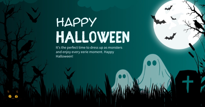 Plantilla de Halloween Facebook Post | PosterMyWall