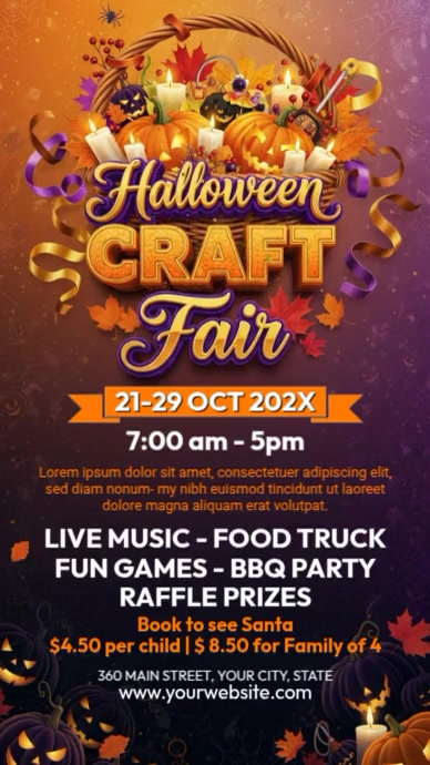 halloween fair Template | PosterMyWall