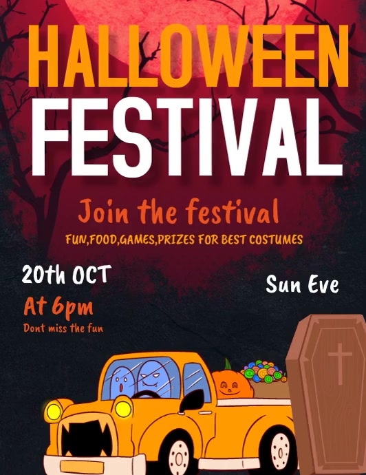 Copy of halloween festival poster | PosterMyWall