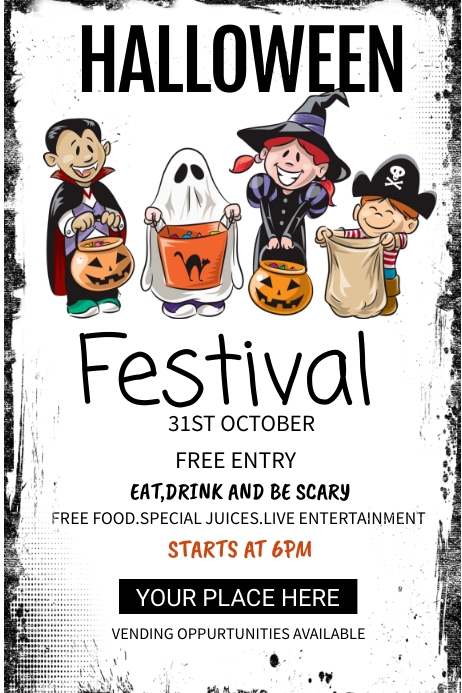 halloween festival poster Template | PosterMyWall
