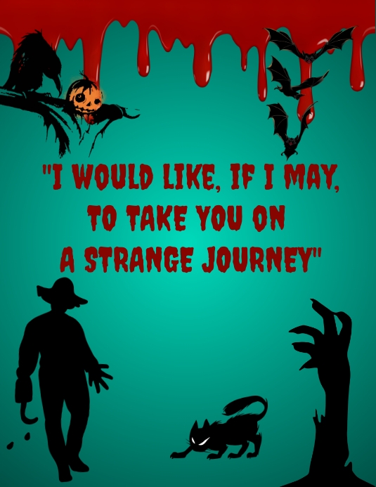 Halloween flyer, creepy design Template | PosterMyWall