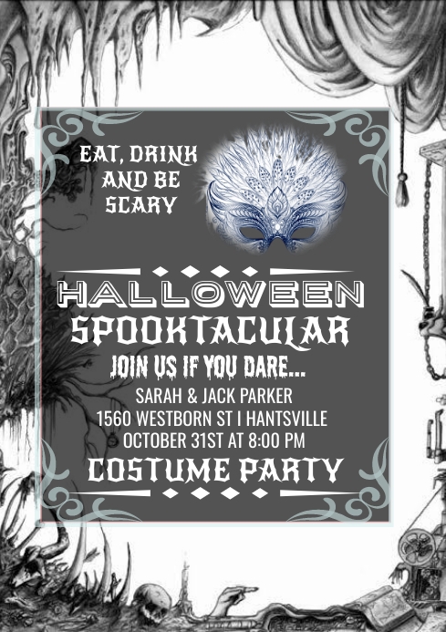 Halloween flyer (1) Template | PosterMyWall