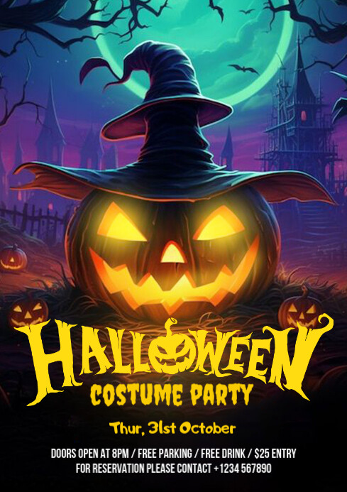 halloween flyer Template | PosterMyWall