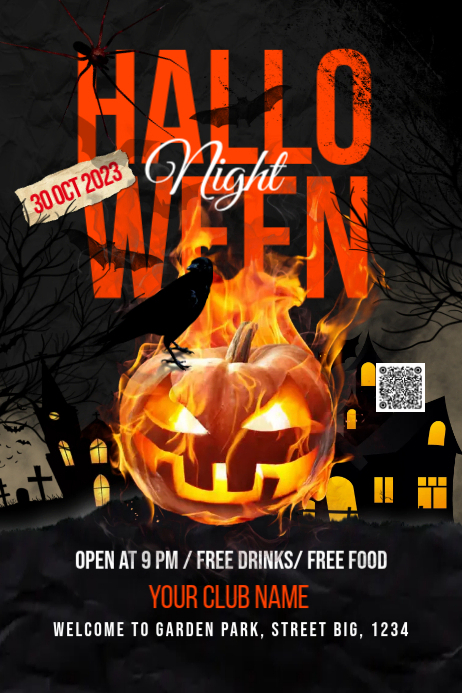 Copy of Halloween Flyer | PosterMyWall