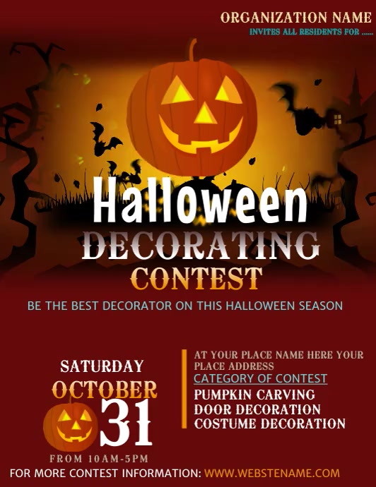 HALLOWEEN FLYER Template | PosterMyWall