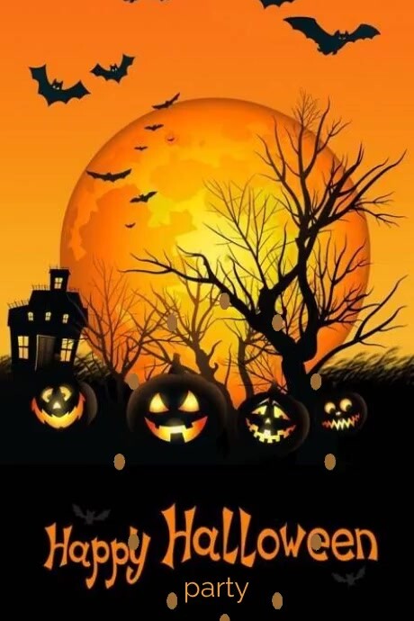Plantilla de Halloween flyer | PosterMyWall