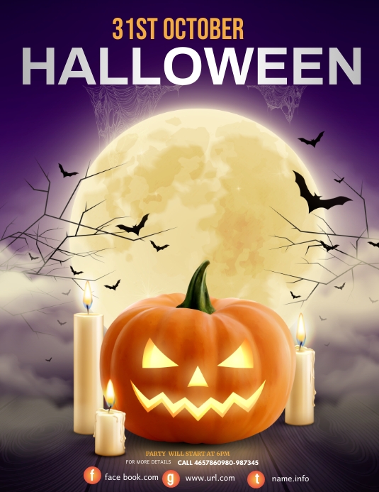 Halloween flyers, trick or treat, Boo bash Template | PosterMyWall