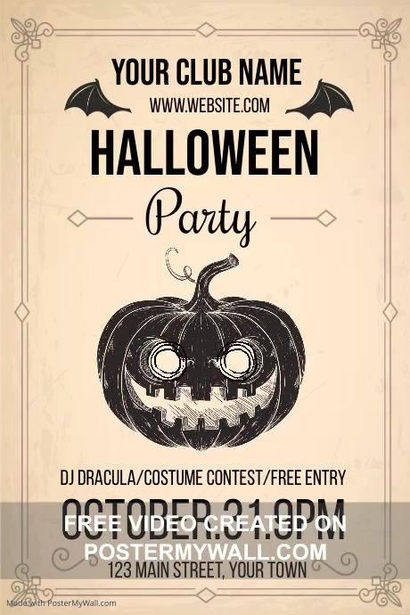 Halloween flyers,Haunted house Template | PosterMyWall
