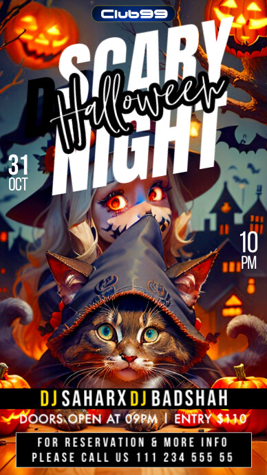Halloween Flyers Template | PosterMyWall