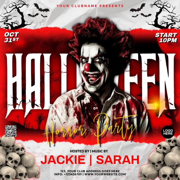 Halloween Flyers Template | PosterMyWall