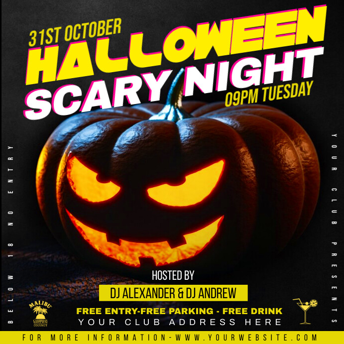 Halloween Flyers Template | PosterMyWall