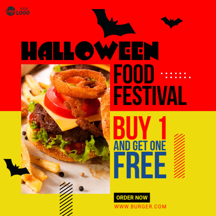Halloween Food Offer Post Template | PosterMyWall