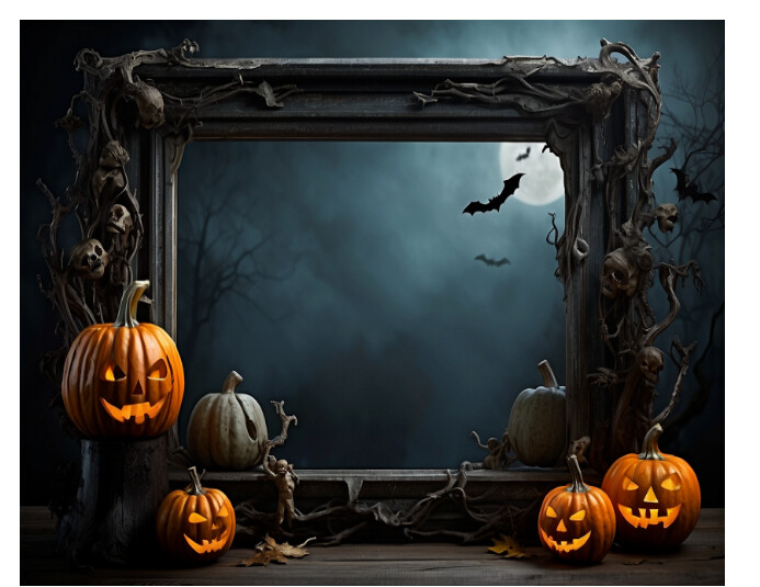 Halloween frame Template | PosterMyWall
