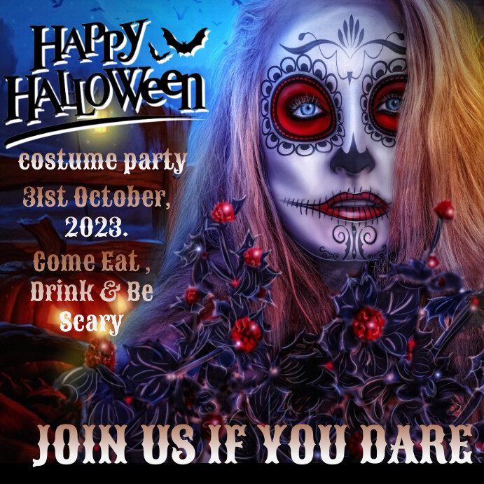 Modèle Halloween fryer | PosterMyWall