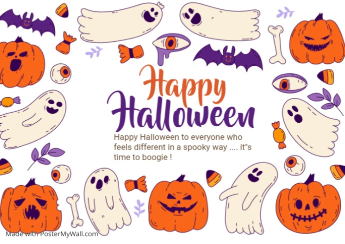 halloween greeting card Template | PosterMyWall