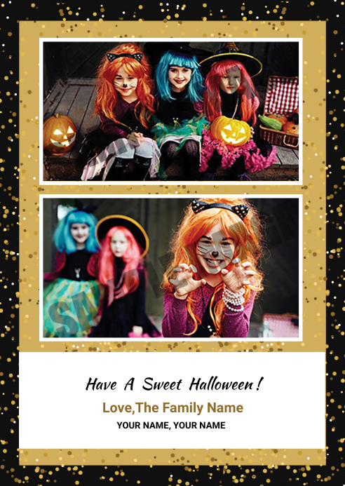 Halloween Greeting card / Photo card Template | PosterMyWall