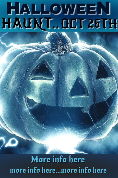 Copy of Halloween Haunt Poster | PosterMyWall