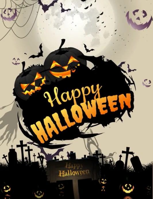 halloween holiday Template | PosterMyWall
