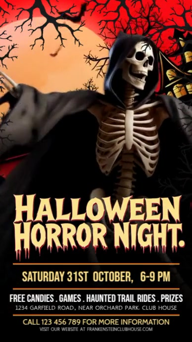 halloween horror night Template | PosterMyWall