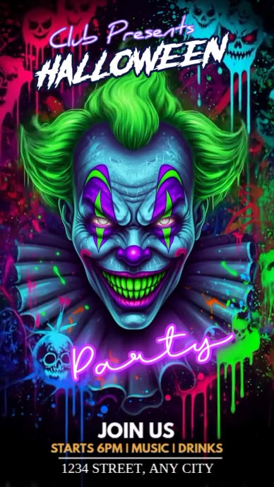 Halloween Horror Night Instagram Story Template | PosterMyWall