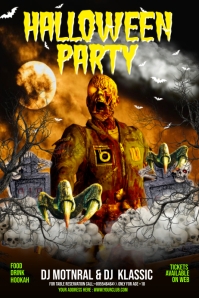 Halloween horror party Template | PosterMyWall