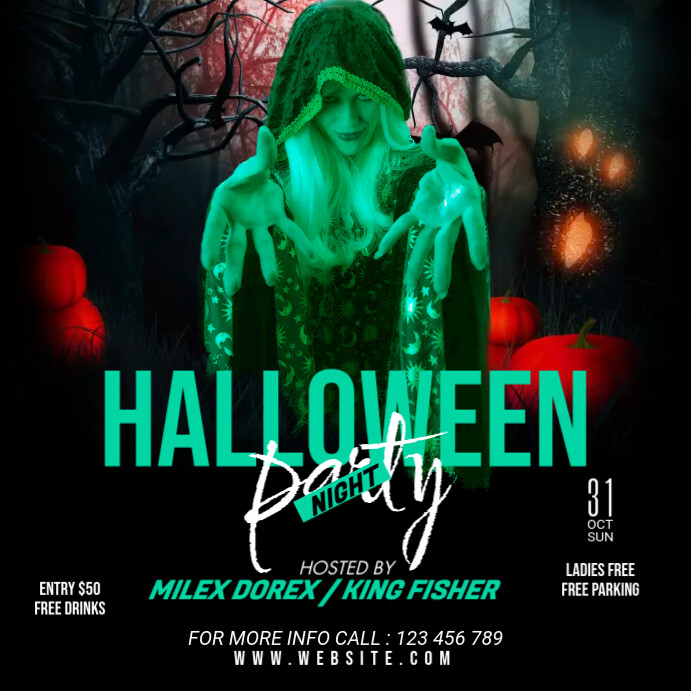 Halloween Instagram Post Template | PosterMyWall