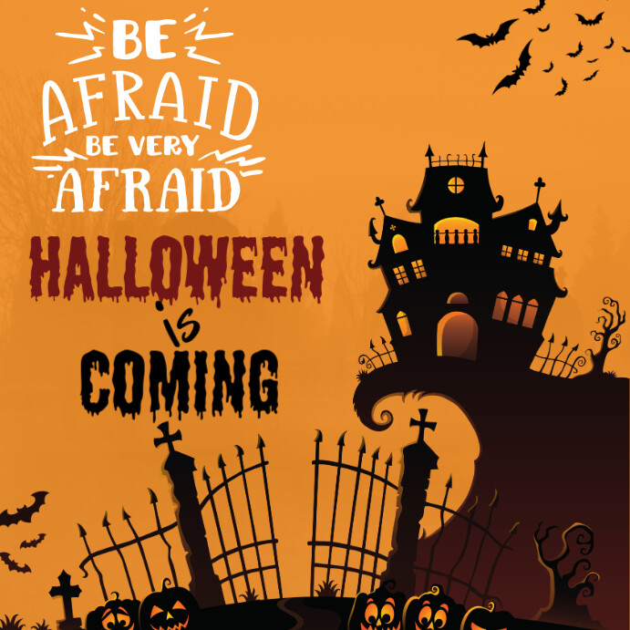 halloween is coming Template | PosterMyWall