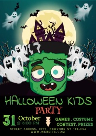 Halloween Kids Party Template | PosterMyWall