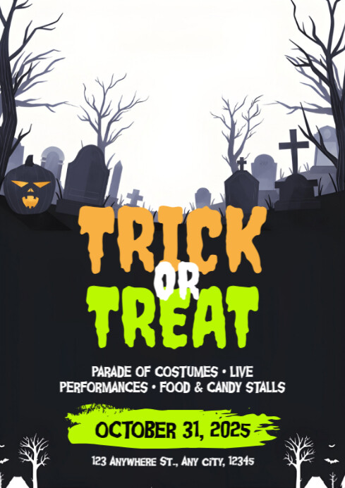 halloween kids party Template | PosterMyWall
